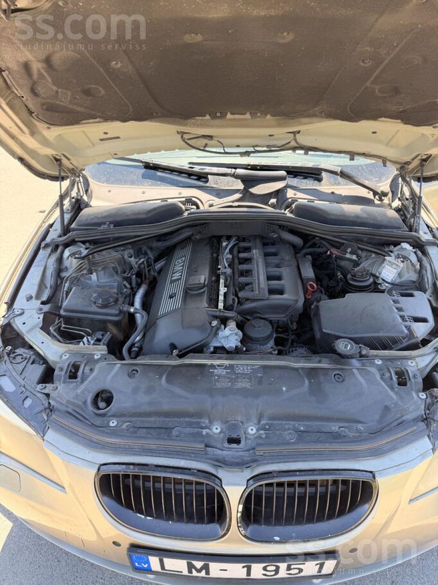 Dzeltens BMW 520 2003 Rīga, ar dzinēja tilpumu 2.20 L un nobraukumu 344 tūkst. km par 1400 €, foto 12 vietnē AUTOMOTO.COM.LV