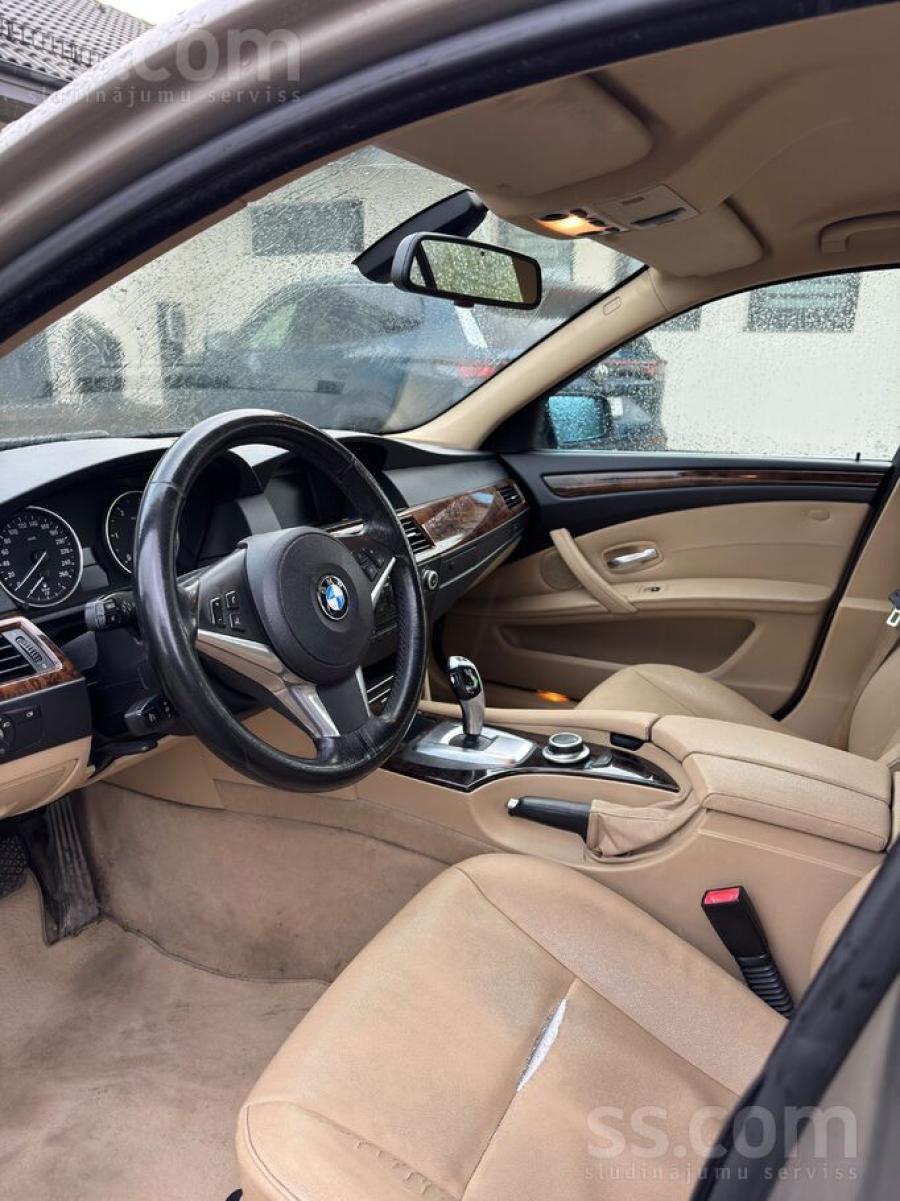 Dzeltens BMW 520 2008 Rīga, ar dzinēja tilpumu 2.00 L un nobraukumu 440 tūkst. km par 3300 €, foto 10 vietnē AUTOMOTO.COM.LV