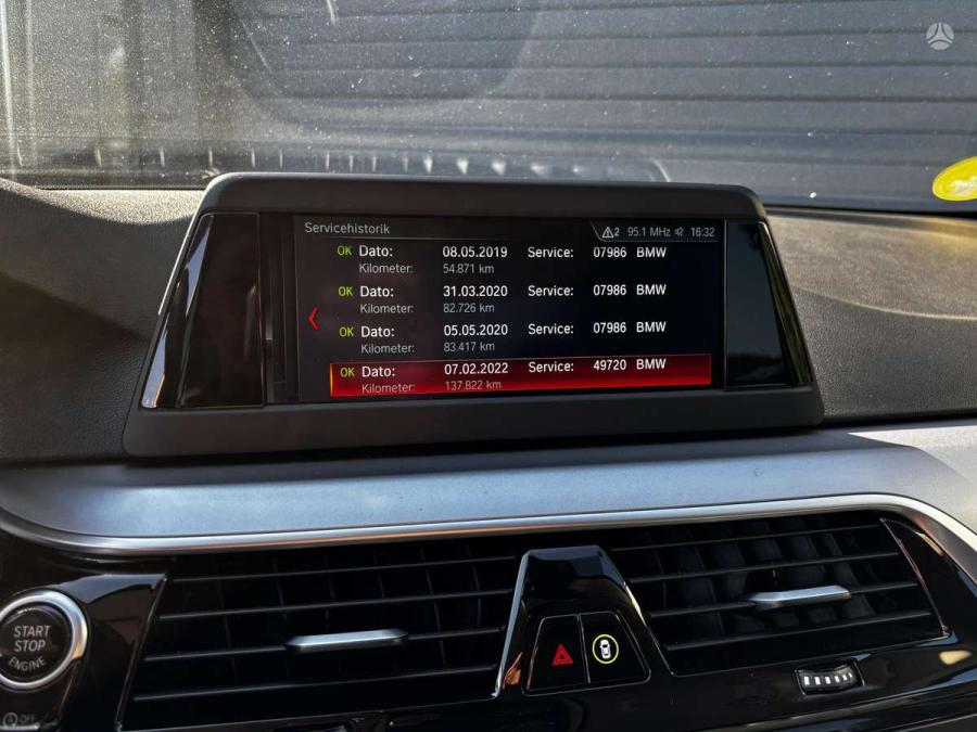 Dzeltens BMW 520 2017 Utena, ar dzinēja tilpumu 2.00 L un nobraukumu 330 tūkst. km par 14200 €, foto 25 vietnē AUTOMOTO.COM.LV