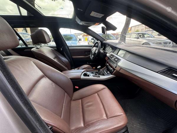 Yellow BMW 520 2011 in Kaunas, with an engine capacity of 2.00 L and mileage of 350 thousand km for 5850 €, photo 9 on AUTOMOTO.COM.LV