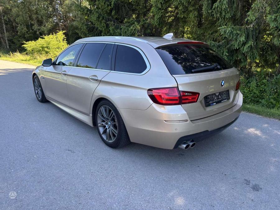 Yellow BMW 520 2012 in Klaipeda, with an engine capacity of 2.00 L and mileage of 312 thousand km for 6800 €, photo 5 on AUTOMOTO.COM.LV
