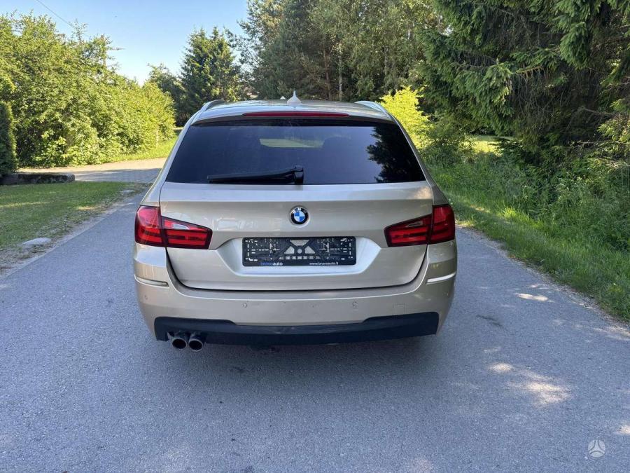 Yellow BMW 520 2012 in Klaipeda, with an engine capacity of 2.00 L and mileage of 312 thousand km for 6800 €, photo 6 on AUTOMOTO.COM.LV