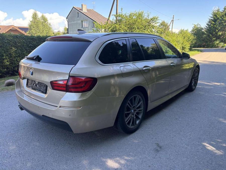 Yellow BMW 520 2012 in Klaipeda, with an engine capacity of 2.00 L and mileage of 312 thousand km for 6800 €, photo 7 on AUTOMOTO.COM.LV