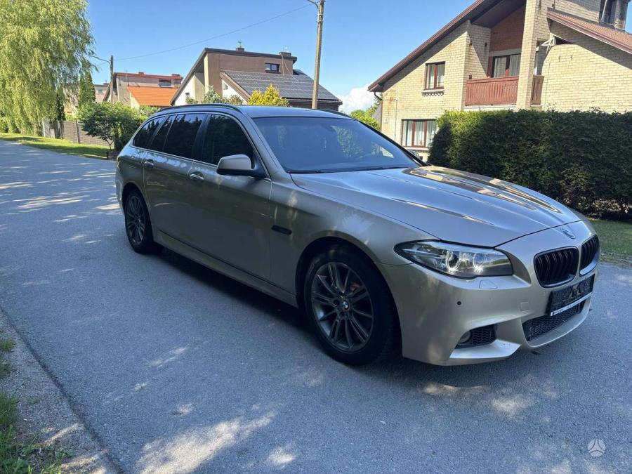 Yellow BMW 520 2012 in Klaipeda, with an engine capacity of 2.00 L and mileage of 312 thousand km for 6800 €, photo 8 on AUTOMOTO.COM.LV