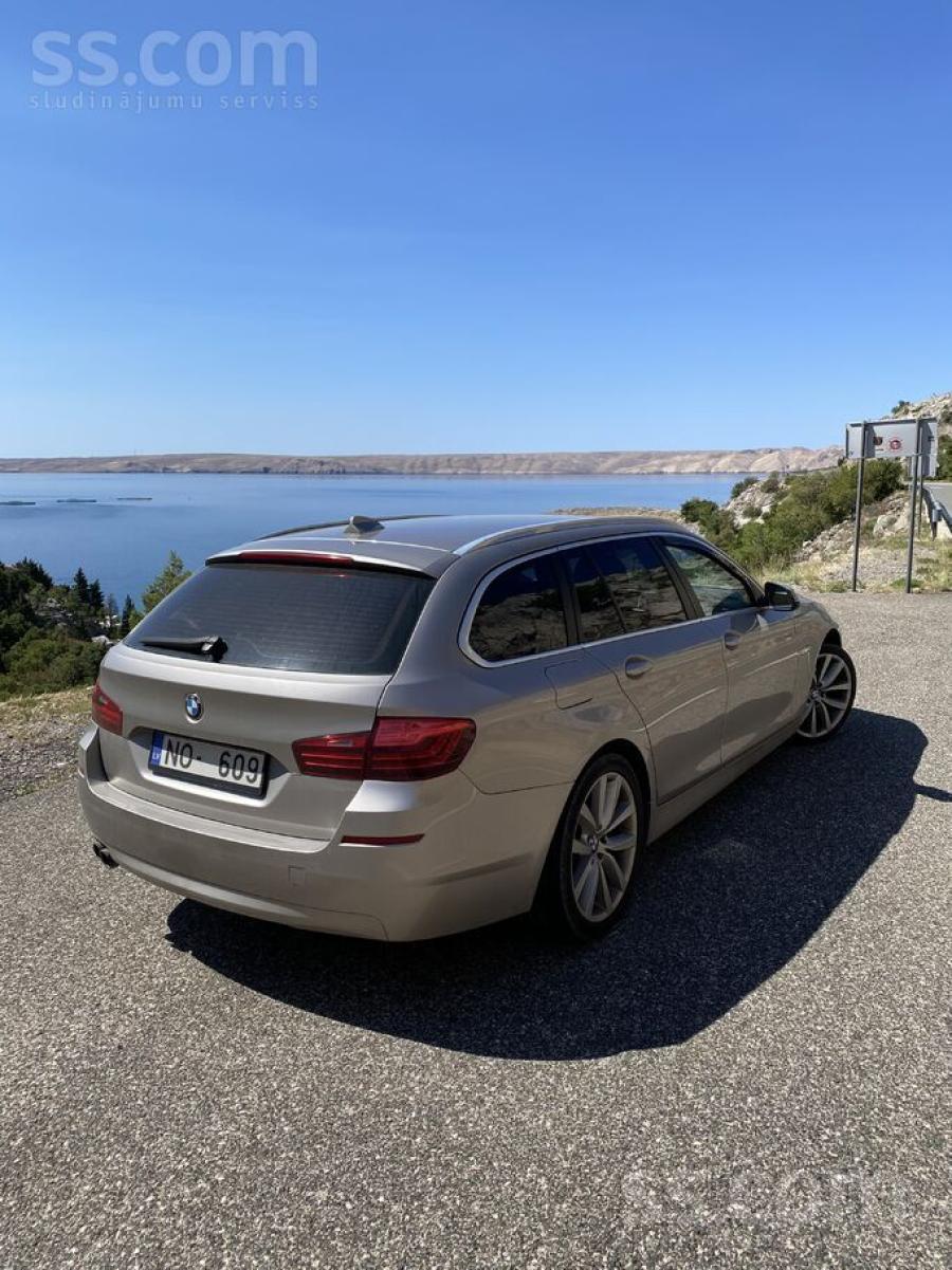 Yellow BMW 520 2013 in Riga, with an engine capacity of 2.00 L and mileage of 245 thousand km for 7500 €, photo 4 on AUTOMOTO.COM.LV