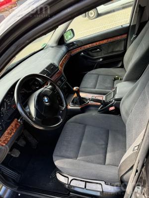 Melns BMW 523 1999 Rīga, ar dzinēja tilpumu 2.50 L un nobraukumu 347 tūkst. km par 2999 €, foto 7 vietnē AUTOMOTO.COM.LV