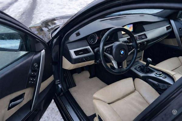 Melns BMW 523 2006 Kauņa, ar dzinēja tilpumu 0.00 L un nobraukumu 146 tūkst. km par 3599 €, foto 6 vietnē AUTOMOTO.COM.LV