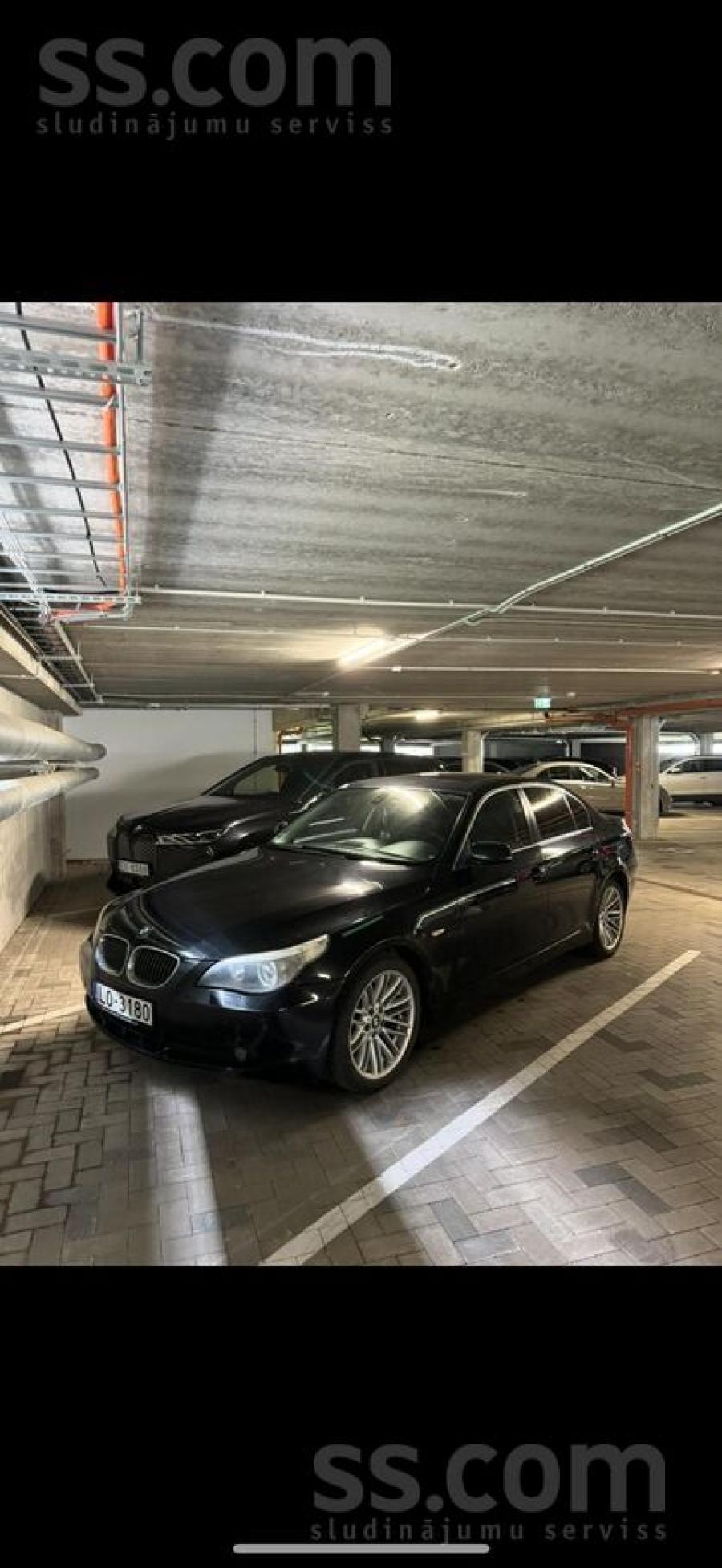 Black BMW 523 2007 in Riga, with an engine capacity of 2.50 L and mileage of 249 thousand km for 4200 €, photo 3 on AUTOMOTO.COM.LV