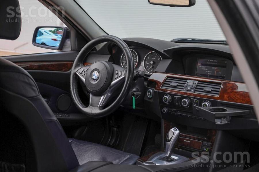 Melns BMW 523 2008 Rīga, ar dzinēja tilpumu 2.50 L un nobraukumu 0 tūkst. km par 3995 €, foto 17 vietnē AUTOMOTO.COM.LV