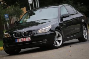 Black BMW 523 2008 in Riga, with an engine capacity of 2.50 L and mileage of 173 thousand km for 5390 €, photo  on AUTOMOTO.COM.LV