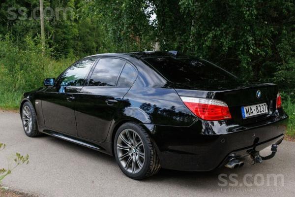 Черный БМВ 523 2008 в Рига, объемом двигателя 2.50 л и пробегом 250 тыс. км за 5500 €, фото 3 на AUTOMOTO.COM.LV