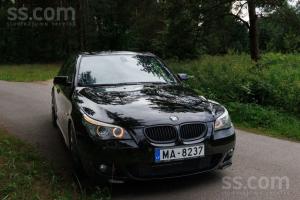 Black BMW 523 2008 in Riga, with an engine capacity of 2.50 L and mileage of 250 thousand km for 5500 €, photo 7 on AUTOMOTO.COM.LV