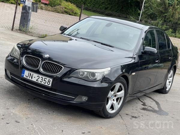 Черный БМВ 523 2008 в Юрмала, объемом двигателя 2.50 л и пробегом 0 тыс. км за 5450 €, фото 1 на AUTOMOTO.COM.LV