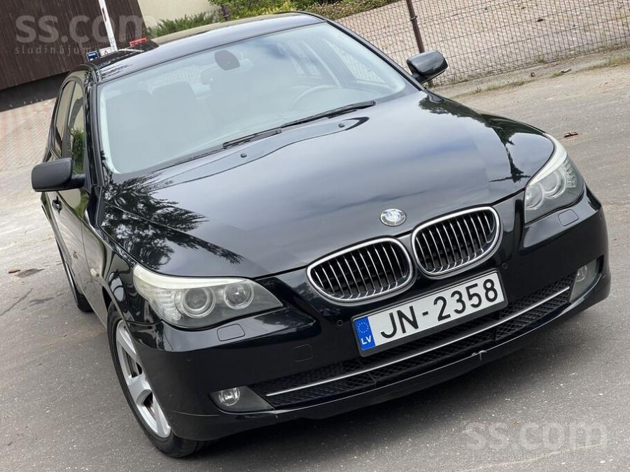 Черный БМВ 523 2008 в Юрмала, объемом двигателя 2.50 л и пробегом 0 тыс. км за 5450 €, фото 4 на AUTOMOTO.COM.LV
