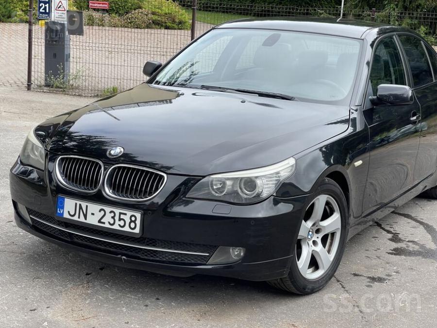 Черный БМВ 523 2008 в Юрмала, объемом двигателя 2.50 л и пробегом 0 тыс. км за 5450 €, фото 6 на AUTOMOTO.COM.LV