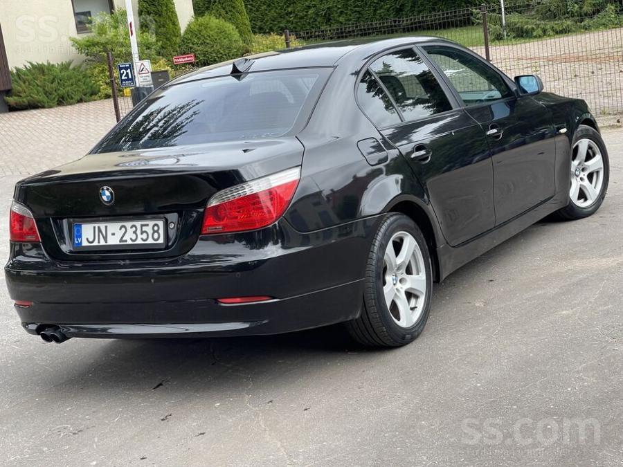 Черный БМВ 523 2008 в Юрмала, объемом двигателя 2.50 л и пробегом 0 тыс. км за 5450 €, фото 12 на AUTOMOTO.COM.LV