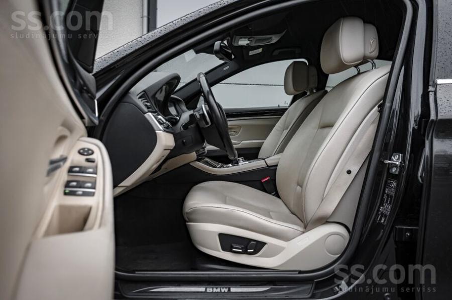 Black BMW 523 2010 in Riga, with an engine capacity of 3.00 L and mileage of 142 thousand km for 11500 €, photo 10 on AUTOMOTO.COM.LV