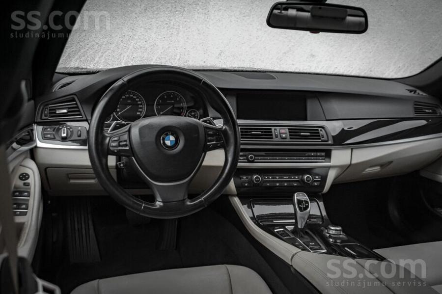 Black BMW 523 2010 in Riga, with an engine capacity of 3.00 L and mileage of 142 thousand km for 11500 €, photo 17 on AUTOMOTO.COM.LV