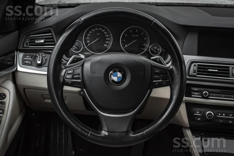 Black BMW 523 2010 in Riga, with an engine capacity of 3.00 L and mileage of 142 thousand km for 11500 €, photo 22 on AUTOMOTO.COM.LV