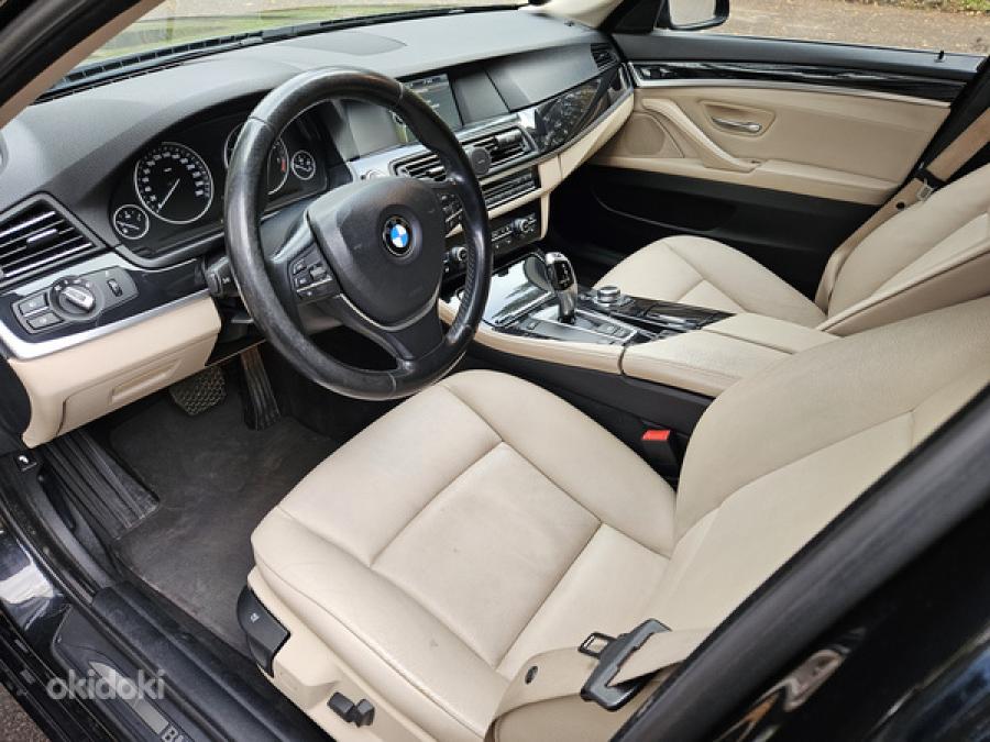 Black BMW 523 2010 in Tallinn, with an engine capacity of 0.15 L and mileage of 205 thousand km for 7500 €, photo 6 on AUTOMOTO.COM.LV