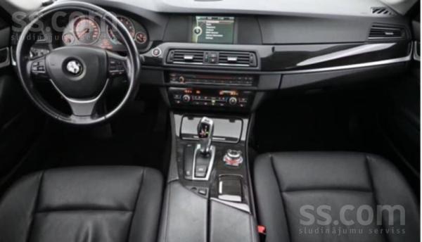 Black BMW 523 2010 in Limbazi, with an engine capacity of 3.00 L and mileage of 0 thousand km for 8500 €, photo 6 on AUTOMOTO.COM.LV