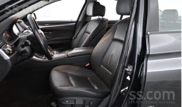 Black BMW 523 2010 in Limbazi, with an engine capacity of 3.00 L and mileage of 0 thousand km for 8500 €, photo 7 on AUTOMOTO.COM.LV