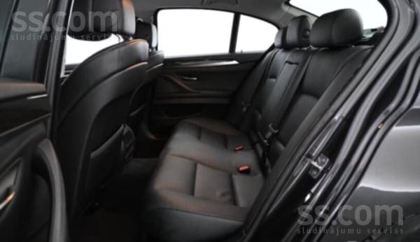 Black BMW 523 2010 in Limbazi, with an engine capacity of 3.00 L and mileage of 0 thousand km for 8500 €, photo 8 on AUTOMOTO.COM.LV