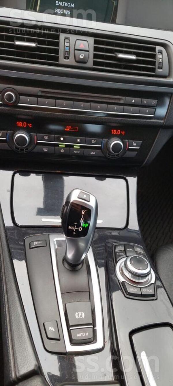Melns BMW 523 2010 Rīga, ar dzinēja tilpumu 3.00 L un nobraukumu 162 tūkst. km par 7700 €, foto 9 vietnē AUTOMOTO.COM.LV