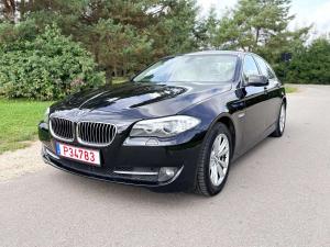 Melns BMW 523 2010 Viļņa, ar dzinēja tilpumu 3.00 L un nobraukumu 223 tūkst. km par 6900 €, foto  vietnē AUTOMOTO.COM.LV