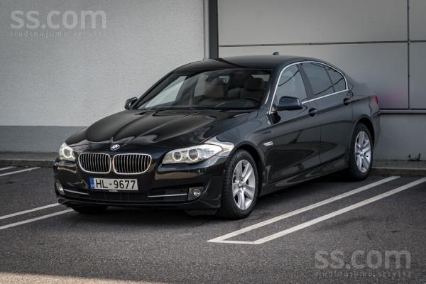 Melns BMW 523 2010 Rīga, ar dzinēja tilpumu 3.00 L un nobraukumu 142 tūkst. km par 9490 €, foto 1 vietnē AUTOMOTO.COM.LV