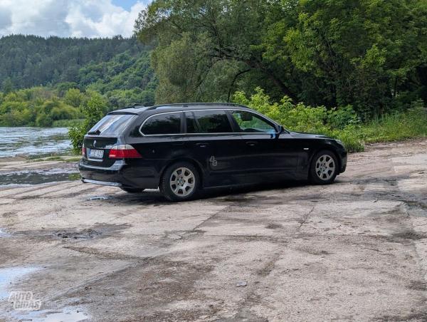 Black BMW 523 2006 in Vilnius, with an engine capacity of 2.50 L and mileage of 232 thousand km for 2299 €, photo 4 on AUTOMOTO.COM.LV