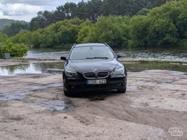 Black BMW 523 2006 in Vilnius, with an engine capacity of 2.50 L and mileage of 232 thousand km for 2299 €, photo 9 on AUTOMOTO.COM.LV