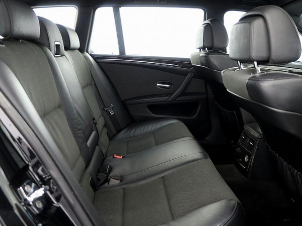 Black BMW 523 2009 in Tallinn, with an engine capacity of 2.50 L and mileage of 272 thousand km for 1699 €, photo 7 on AUTOMOTO.COM.LV