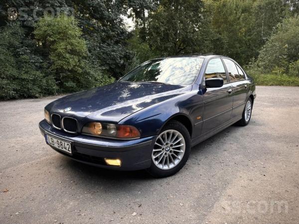 Blue BMW 523 1997 in Jelgava, with an engine capacity of 2.50 L and mileage of 482 thousand km for 1950 €, photo 1 on AUTOMOTO.COM.LV
