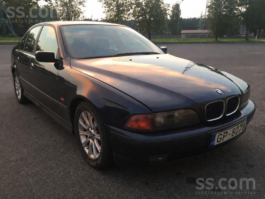 Синий БМВ 523 1998 в Рига, объемом двигателя 2.50 л и пробегом 376 тыс. км за 1850 €, фото 4 на AUTOMOTO.COM.LV
