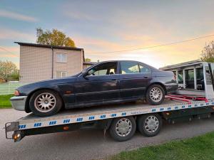 Blue BMW 523 2000 in Keila, with an engine capacity of 2.50 L and mileage of 1 thousand km for 999 €, photo 9 on AUTOMOTO.COM.LV