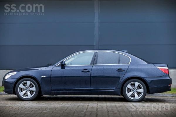 Blue BMW 523 2008 in Riga, with an engine capacity of 2.50 L and mileage of 242 thousand km for 5990 €, photo 5 on AUTOMOTO.COM.LV