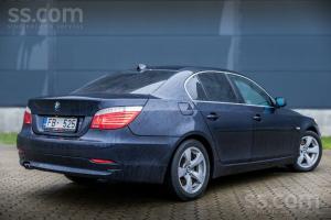 Blue BMW 523 2008 in Riga, with an engine capacity of 2.50 L and mileage of 242 thousand km for 5990 €, photo 8 on AUTOMOTO.COM.LV