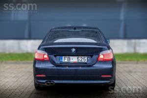 Blue BMW 523 2008 in Riga, with an engine capacity of 2.50 L and mileage of 242 thousand km for 5990 €, photo 10 on AUTOMOTO.COM.LV