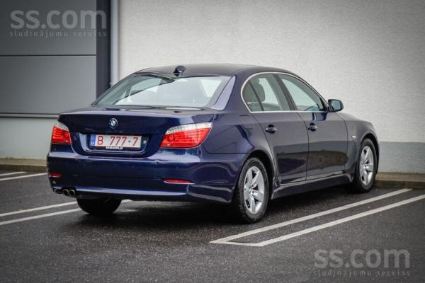 Синий БМВ 523 2009 в Рига, объемом двигателя 2.50 л и пробегом 243 тыс. км за 6700 €, фото 4 на AUTOMOTO.COM.LV