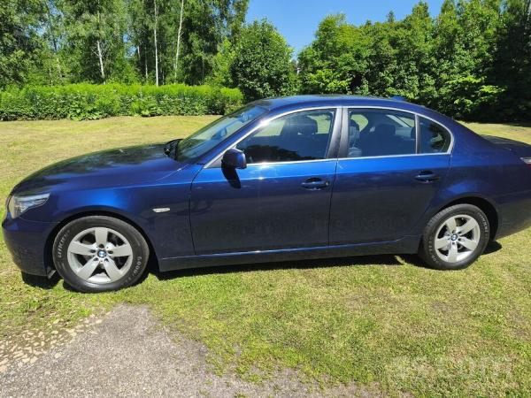 Blue BMW 523 2009 in Riga, with an engine capacity of 2.50 L and mileage of 240 thousand km for 6700 €, photo 5 on AUTOMOTO.COM.LV