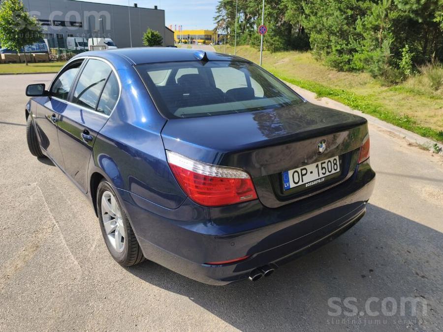 Синий БМВ 523 2009 в Рига, объемом двигателя 2.50 л и пробегом 240 тыс. км за 4750 €, фото 3 на AUTOMOTO.COM.LV