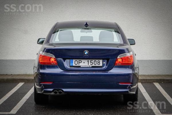 Blue BMW 523 2009 in Riga, with an engine capacity of 2.50 L and mileage of 243 thousand km for 5950 €, photo 5 on AUTOMOTO.COM.LV