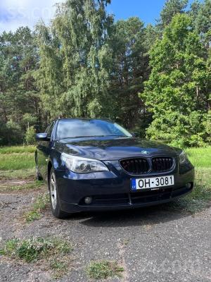 Blue BMW 523 2006 in Liepaja, with an engine capacity of 2.50 L and mileage of 308 thousand km for 5500 €, photo  on AUTOMOTO.COM.LV
