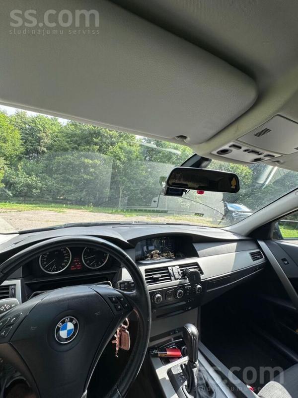 Zils BMW 523 2006 Liepāja, ar dzinēja tilpumu 2.50 L un nobraukumu 308 tūkst. km par 5500 €, foto 6 vietnē AUTOMOTO.COM.LV
