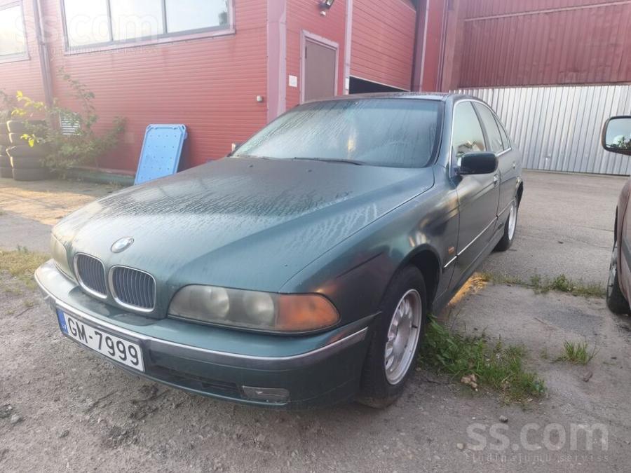 Зеленый БМВ 523 1997 в Рига, объемом двигателя 2.50 л и пробегом 280 тыс. км за 3000 €, фото 1 на AUTOMOTO.COM.LV