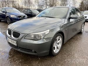 Grey BMW 523 2006 in Riga, with an engine capacity of 2.50 L and mileage of 0 thousand km for 2990 €, photo 3 on AUTOMOTO.COM.LV