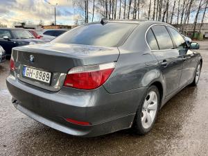 Grey BMW 523 2006 in Riga, with an engine capacity of 2.50 L and mileage of 0 thousand km for 2990 €, photo 6 on AUTOMOTO.COM.LV