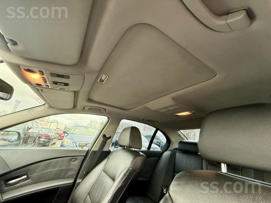 Grey BMW 523 2006 in Riga, with an engine capacity of 2.50 L and mileage of 0 thousand km for 2990 €, photo 12 on AUTOMOTO.COM.LV