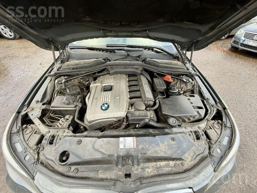 Grey BMW 523 2006 in Riga, with an engine capacity of 2.50 L and mileage of 0 thousand km for 2990 €, photo 20 on AUTOMOTO.COM.LV